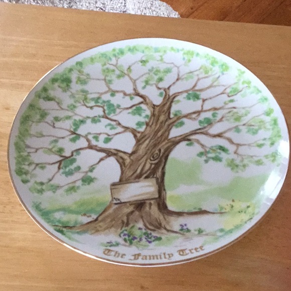 Other | The Family Tree By Ron Gordon Designed Plate Multicolor 1982 ...